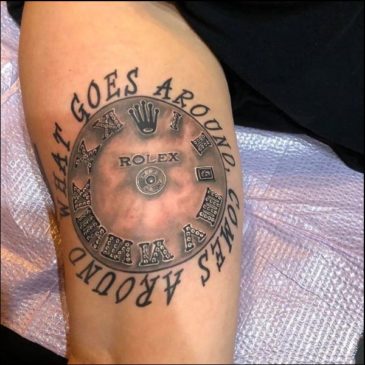 Rolex Tattoos - 40 Latest Rolex Tattoo designs & Ideas for Men & Women